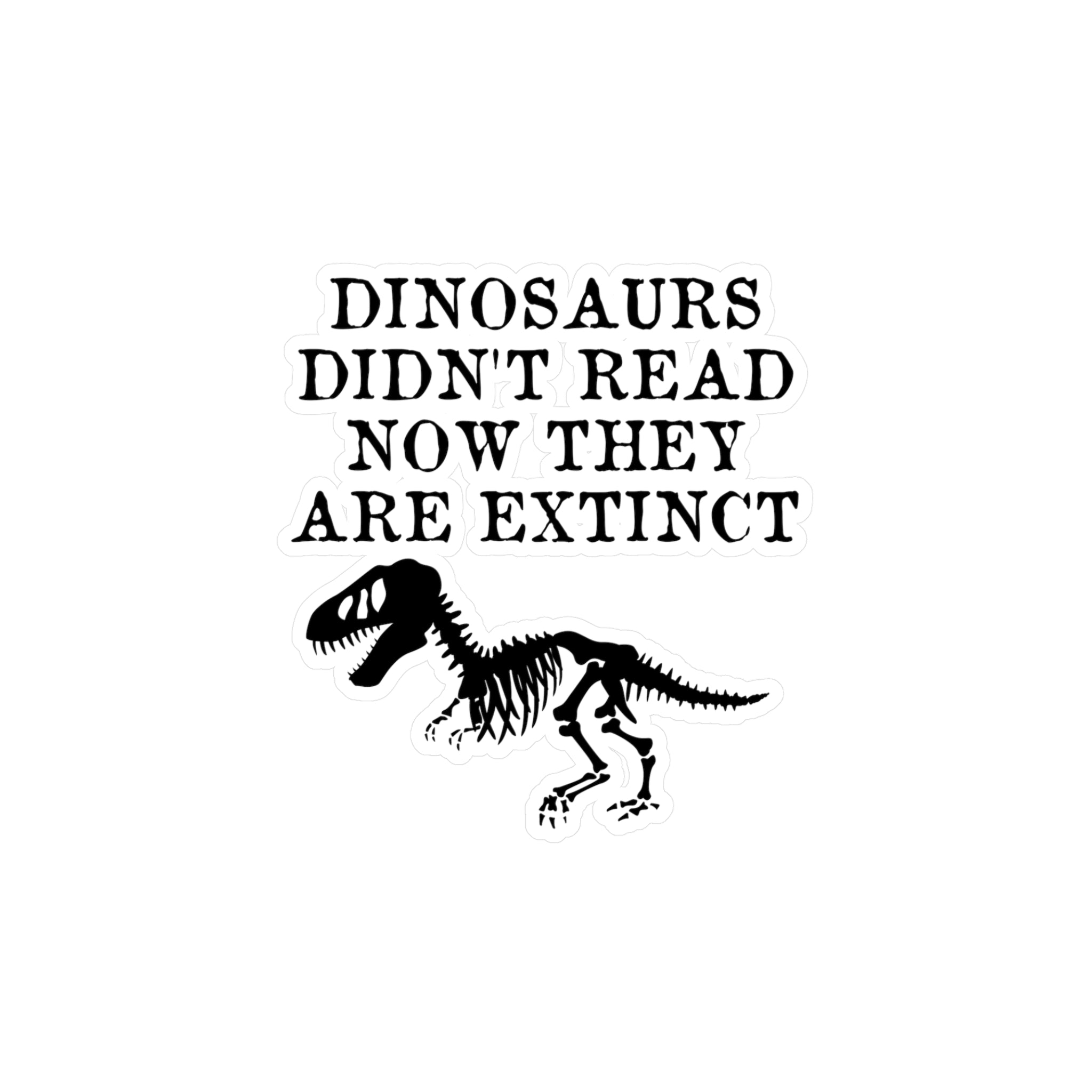 Dino Extinct Kiss-Cut Vinyl Decals – Haley.Rhoades.Books