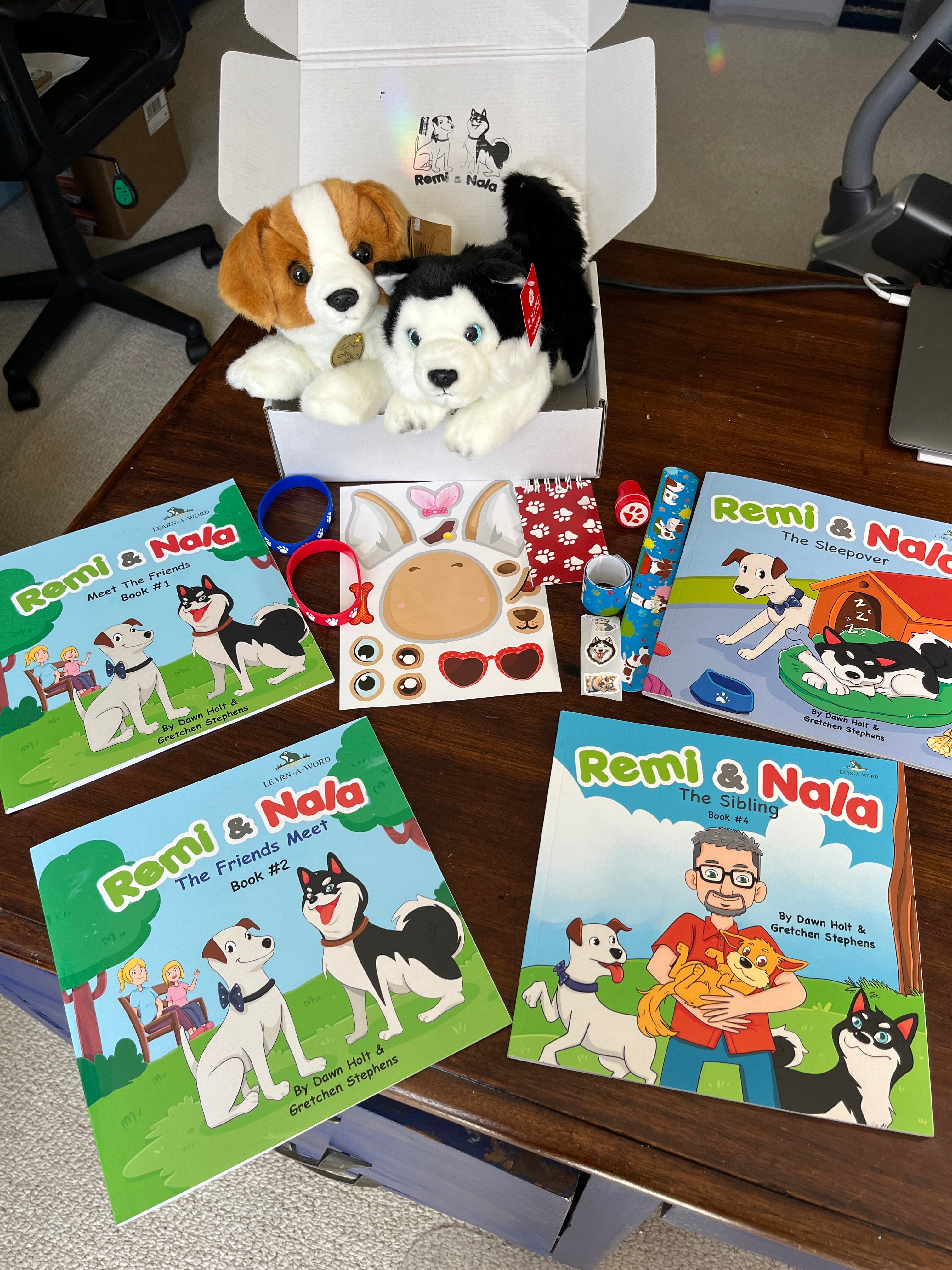 Remi & Nala 4-Book, Children's Book Box & Plush Toys, New Paperbacks ...